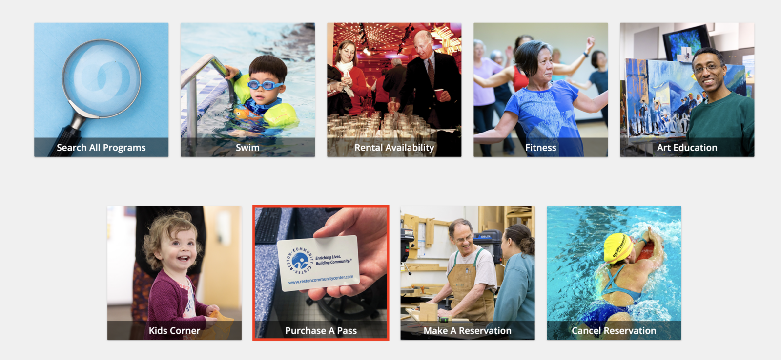 Purchasing Passes/Renew a Pass - RCC