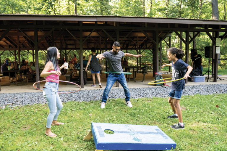 Family Picnic Day: Temporary Road Picnic Pavilion - RCC
